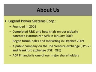 Legend Power Overview 97 2003 120410 1256 Do | PPT