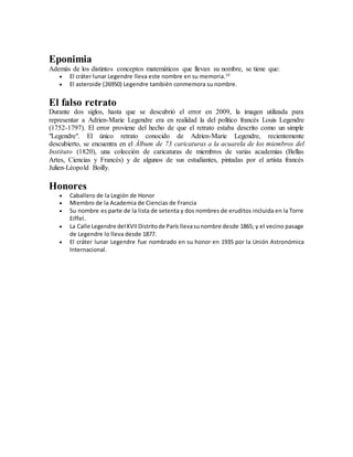 Legendre | DOCX