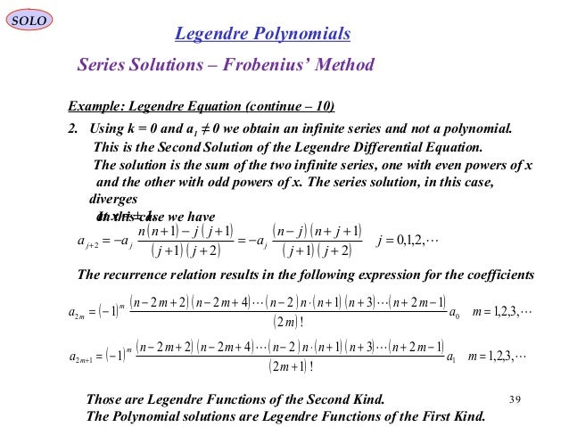 Legendre functions