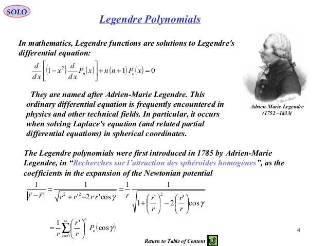 Legendre Mathematician