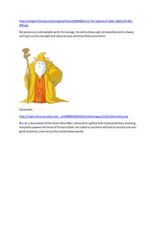 Legends of zelda final | DOCX | Adventure Video Games | Video Game Genres