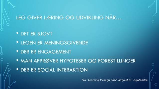 Legens centrale rolle | PPT