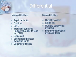 Legg-Calvé-Perthes Disease | PPT