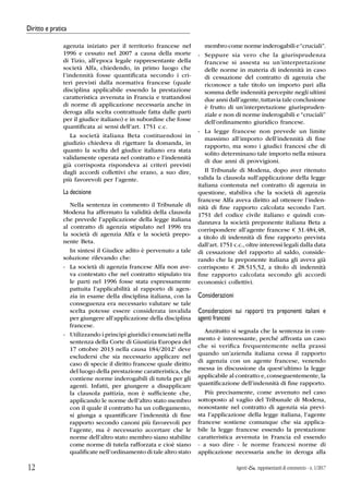 Legge applicabile al contratto internazionale di agenzia | PDF
