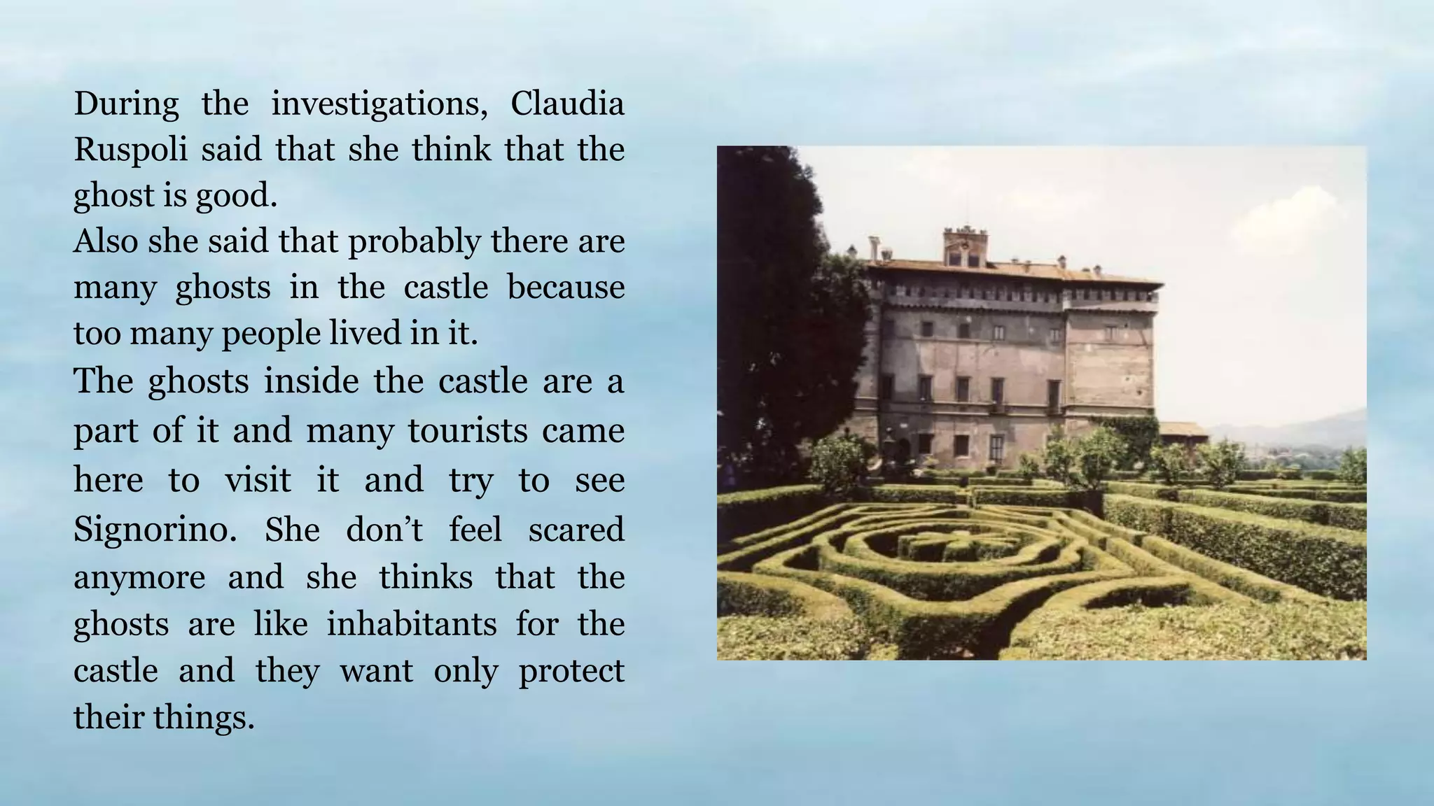 Leggenda castello ruspoli | PPTX