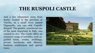 Leggenda castello ruspoli | PPTX