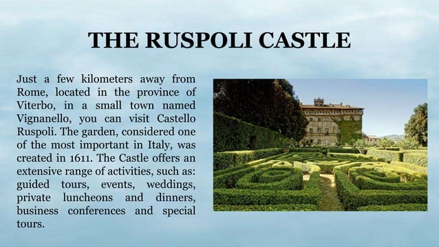 Leggenda castello ruspoli | PPTX
