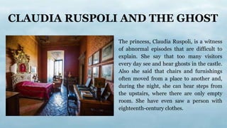 Leggenda castello ruspoli | PPTX