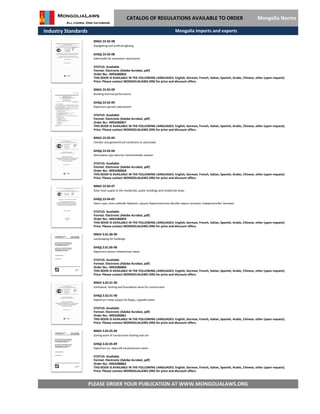 Leggi ambientali mongolia (catalog) 5 | PDF