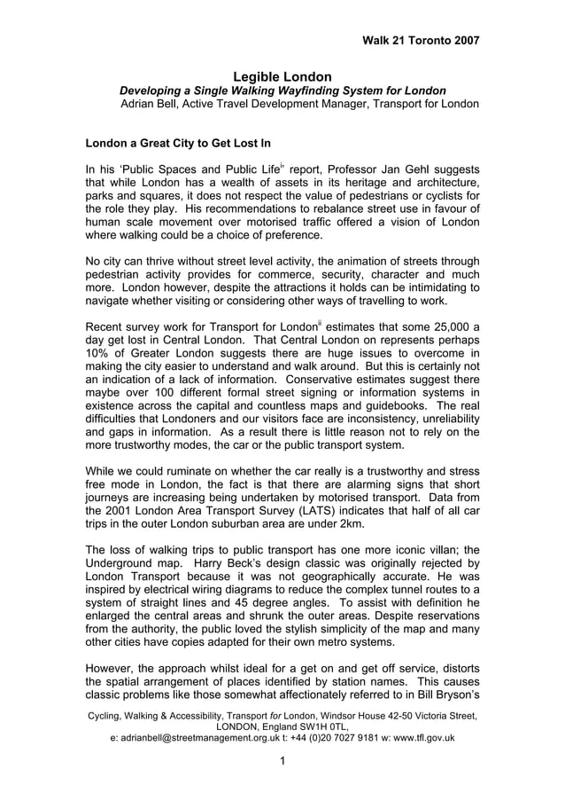 Legible London Walk 21 Txtfinal | PDF