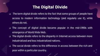 Understanding the Digital Divide: Legal, Ethical, and Societal ...