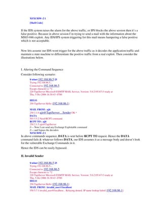 Legiment Techniques of IDS/IPS Evasion | PDF