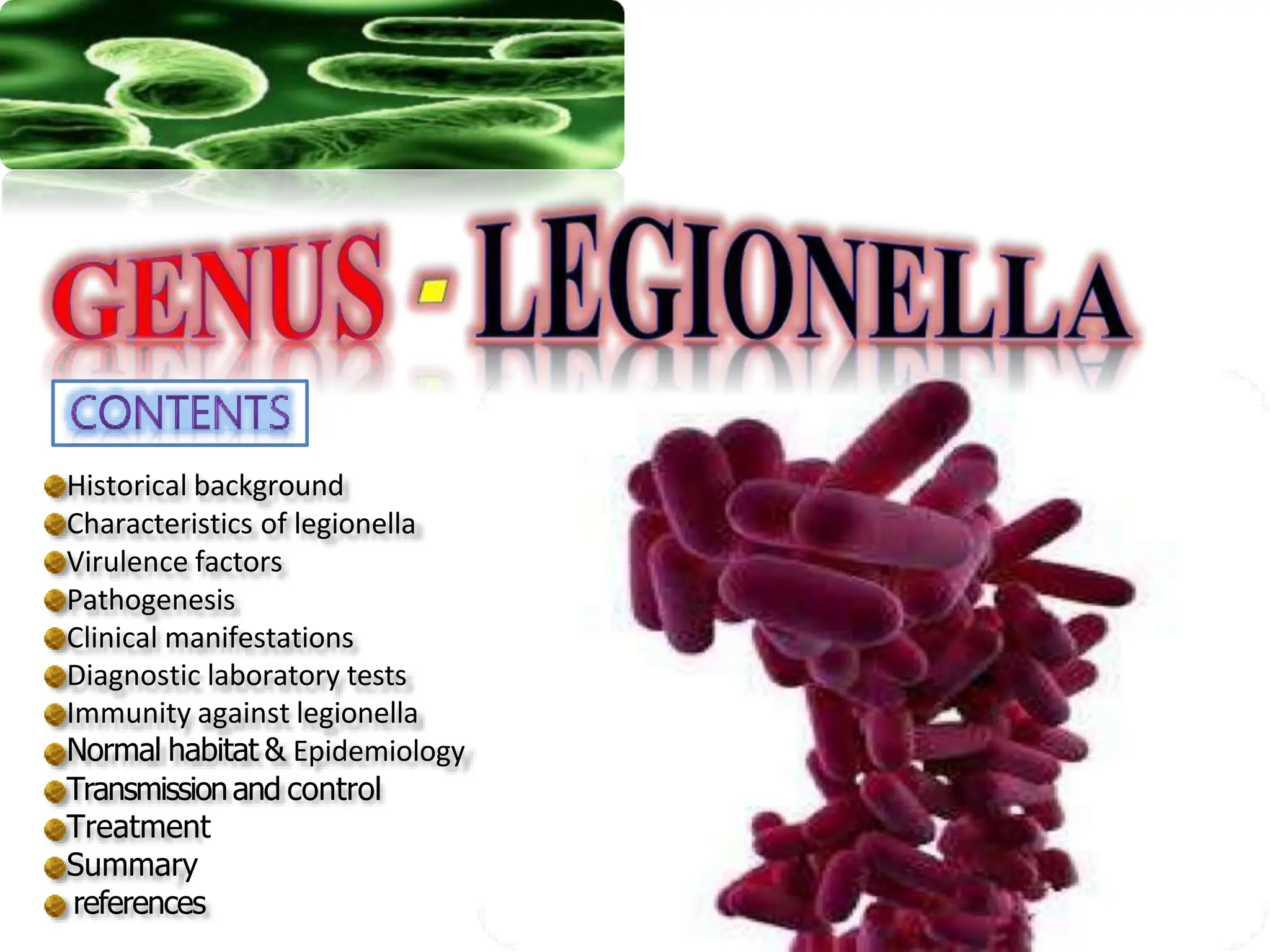 legionella, microbiology, bacteriologypptx | PPTX