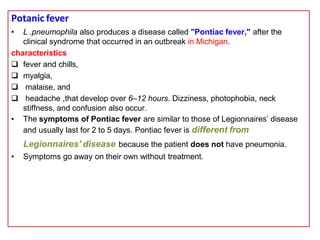 legionella, microbiology, bacteriologypptx | PPTX