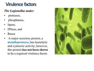 legionella, microbiology, bacteriologypptx | PPTX