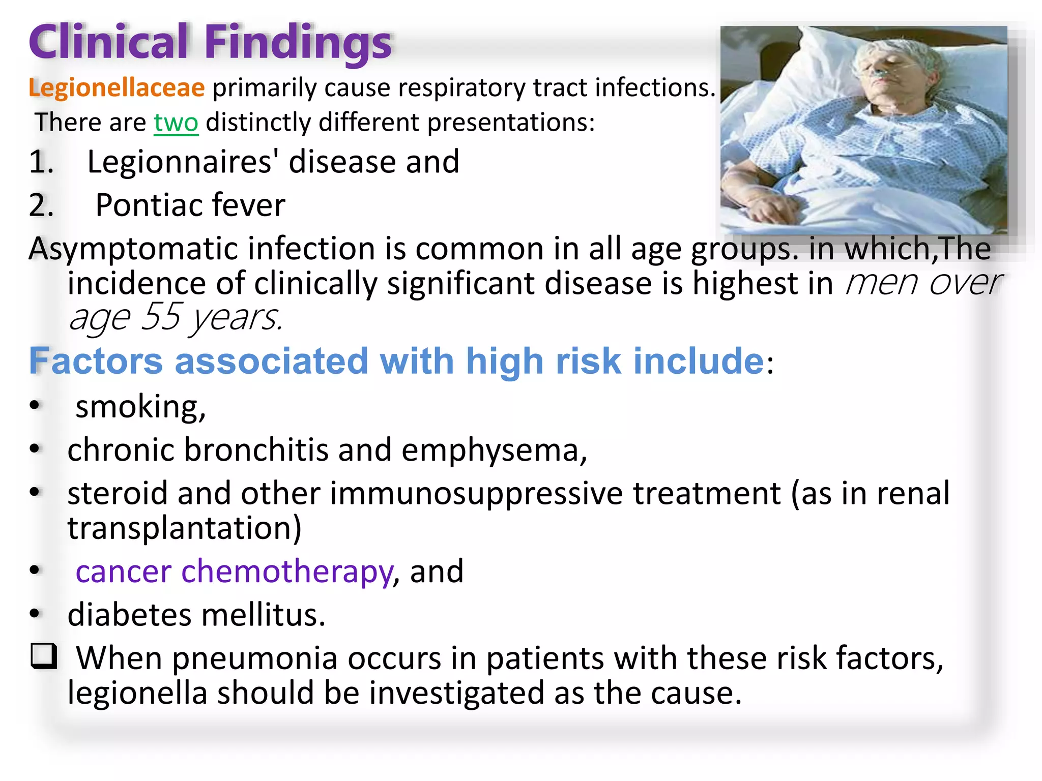 Legionella Bacteria | PPTX
