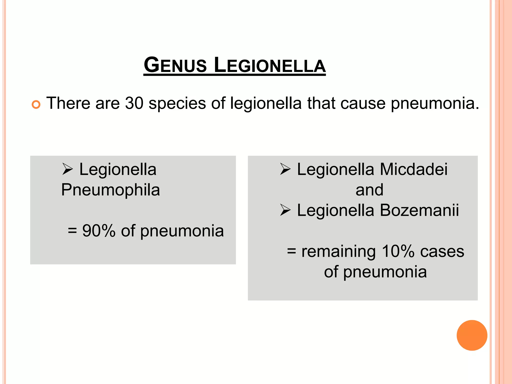 legionella Pneumophila | PPTX