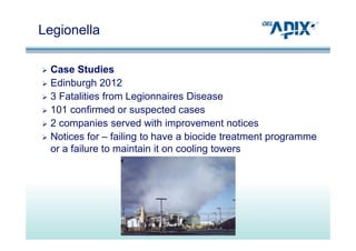 Legionella Presentation - NESHEP (Oct 2012) | PDF