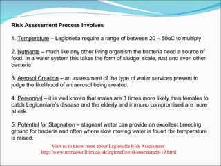Legionella risk assessment | PPT