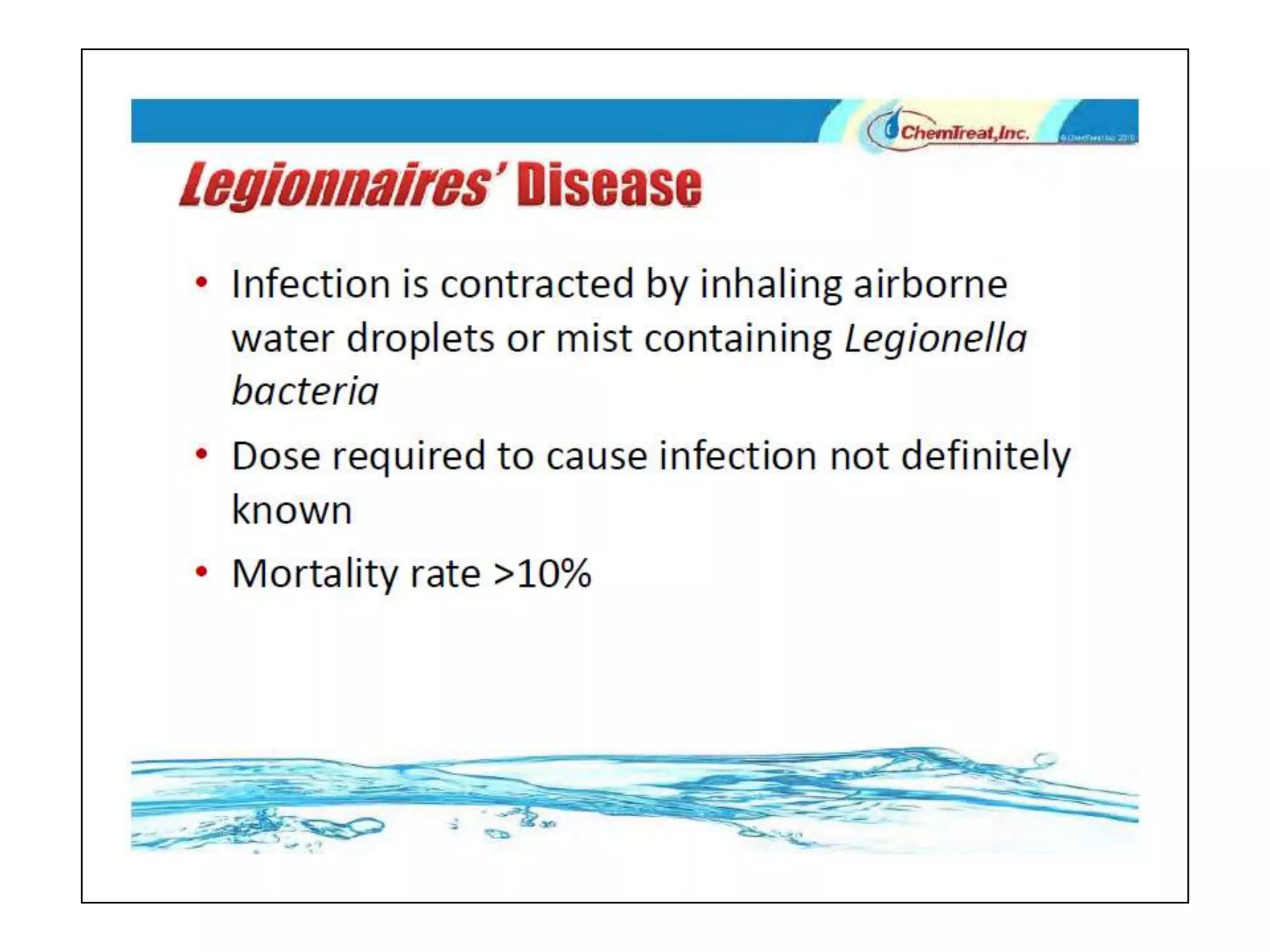 Legionella update by chem treat | PPT