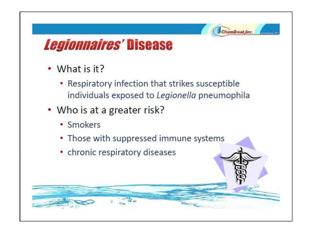 Legionella update by chem treat | PPT