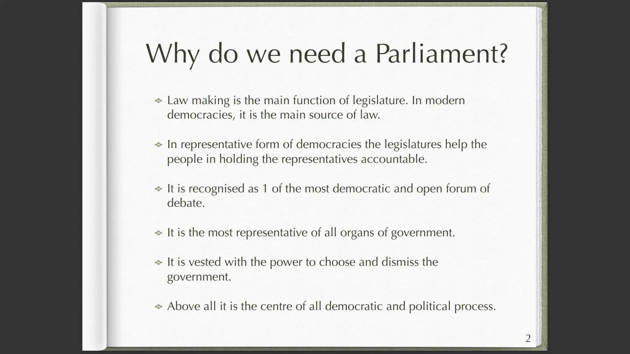 LEGISLATURE CLASS 11 POLITICAL SCIENCE NCERT UPSC .pptx