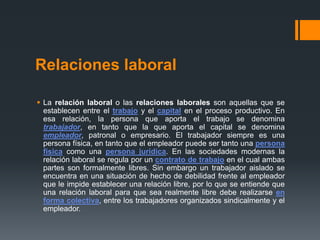 Legislacion laboral | PPTX