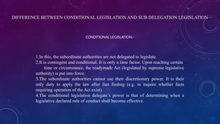 Legislation Its Types And Difference Between them With Case Laws.pptx | Law