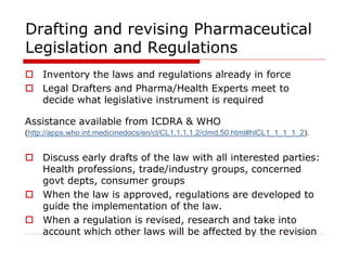 Legislation and regulation for best practices in pharmacy ra psn | PDF ...