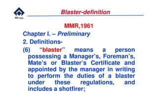 Duties of blaster | PDF