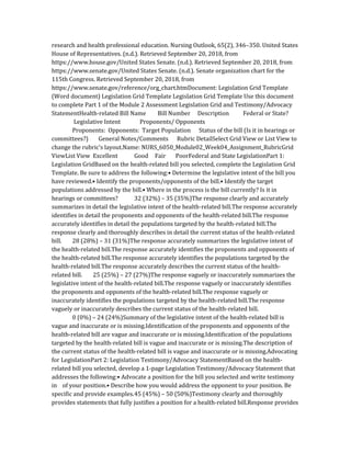 Legislation Grid and Statement.docx | Free Download