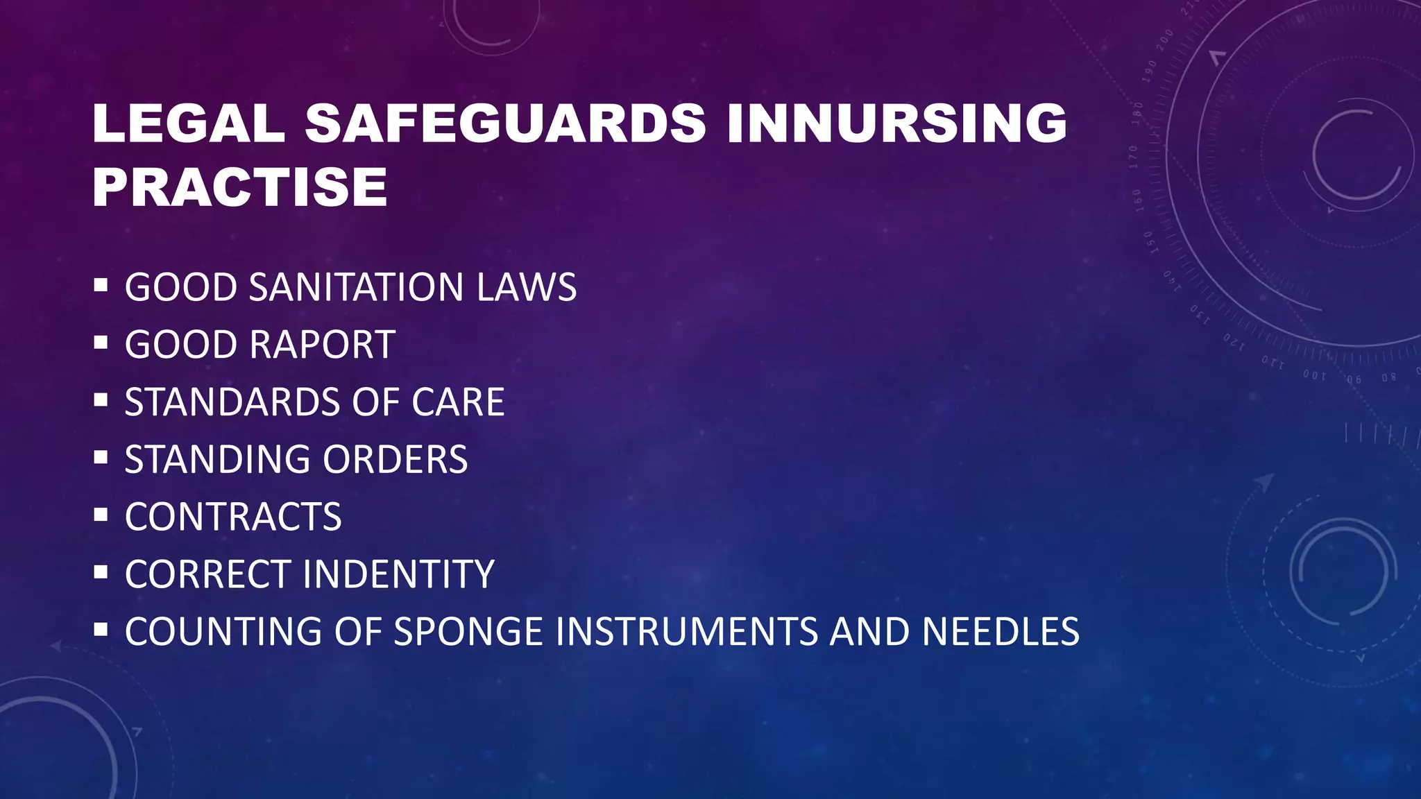 Legislation in nursing | PPTX