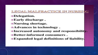 Legislation in nursing | PPTX