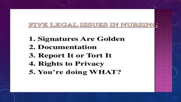 Legislation in nursing | PPTX | Healthcare Industry | Industries
