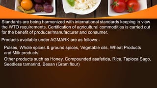 Legislation regulations of food products | PPTX
