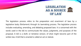 LEGISLATION STATUTORY INTERPRETATION(Source of Law).ppsx