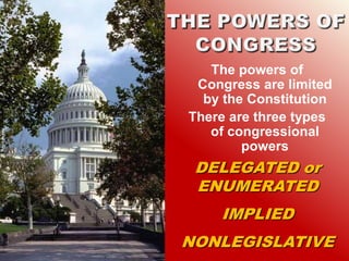 The Legislative Branch | PPTX