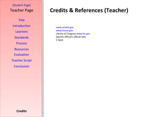 Legislative Branch Webquest | PPT
