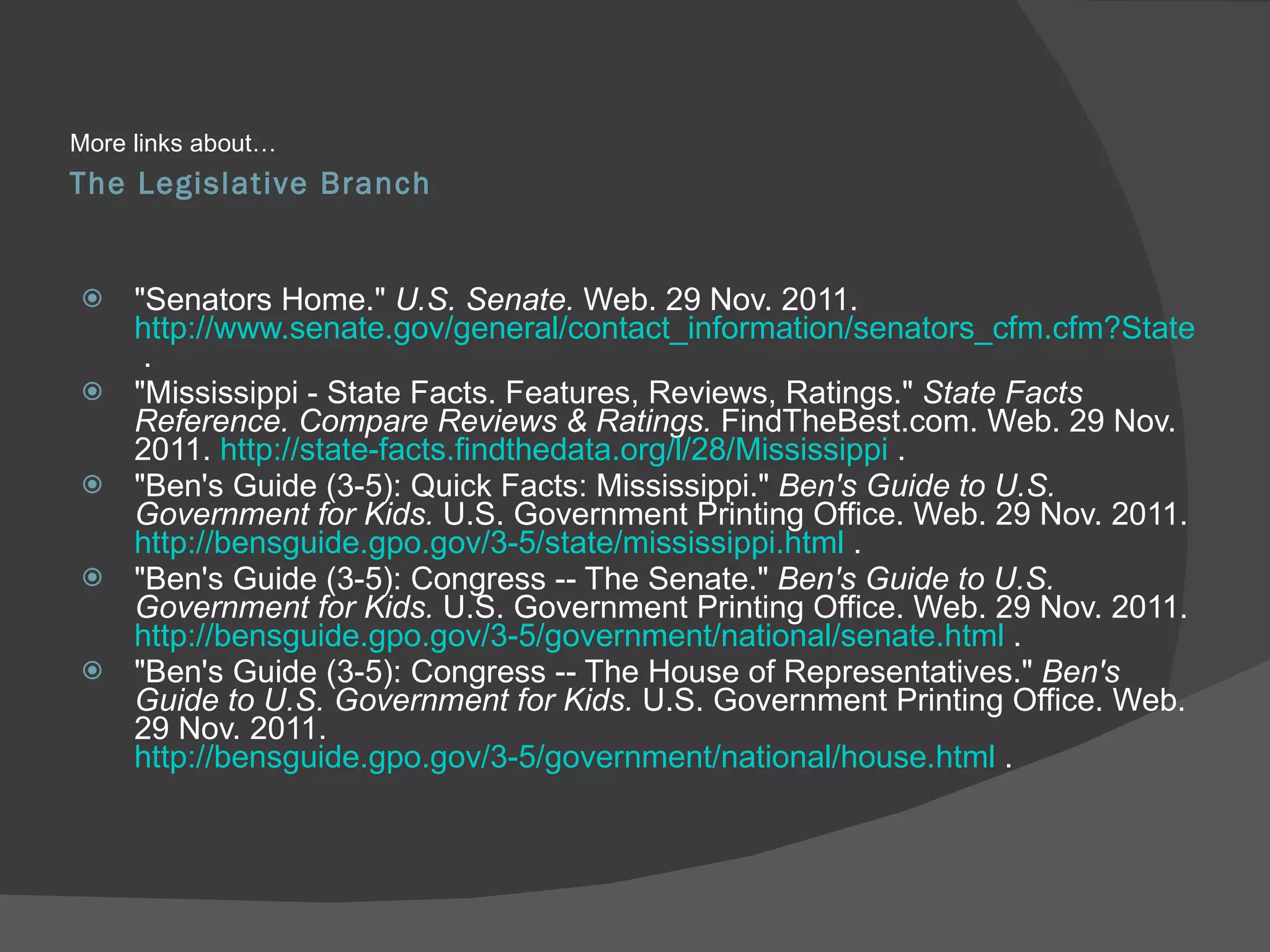 Legislative Branch PowerPoint | PPT | Law