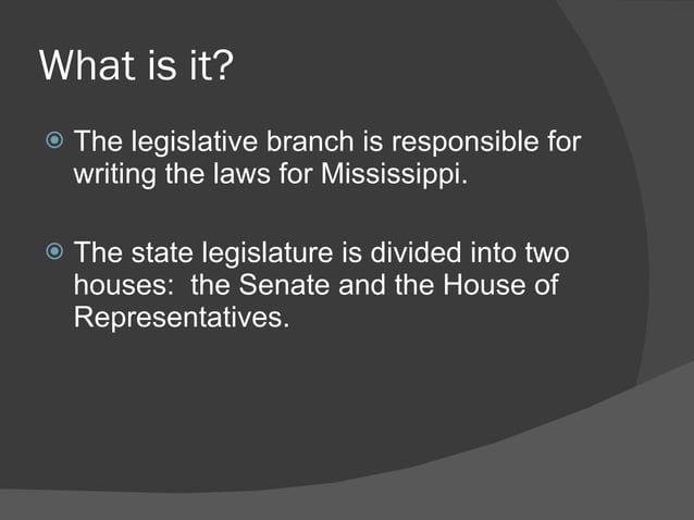 Legislative Branch PowerPoint | PPT | Law