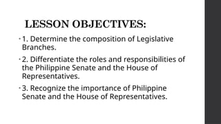 LEGISLATIVE BRANCH in Philippine Politics.pptx