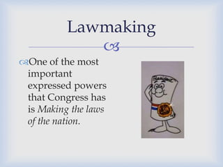 Legislative branch lawmaking process | PPTX