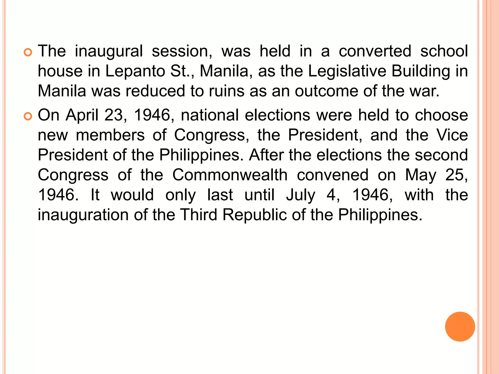 Legislative branch ph | PPT