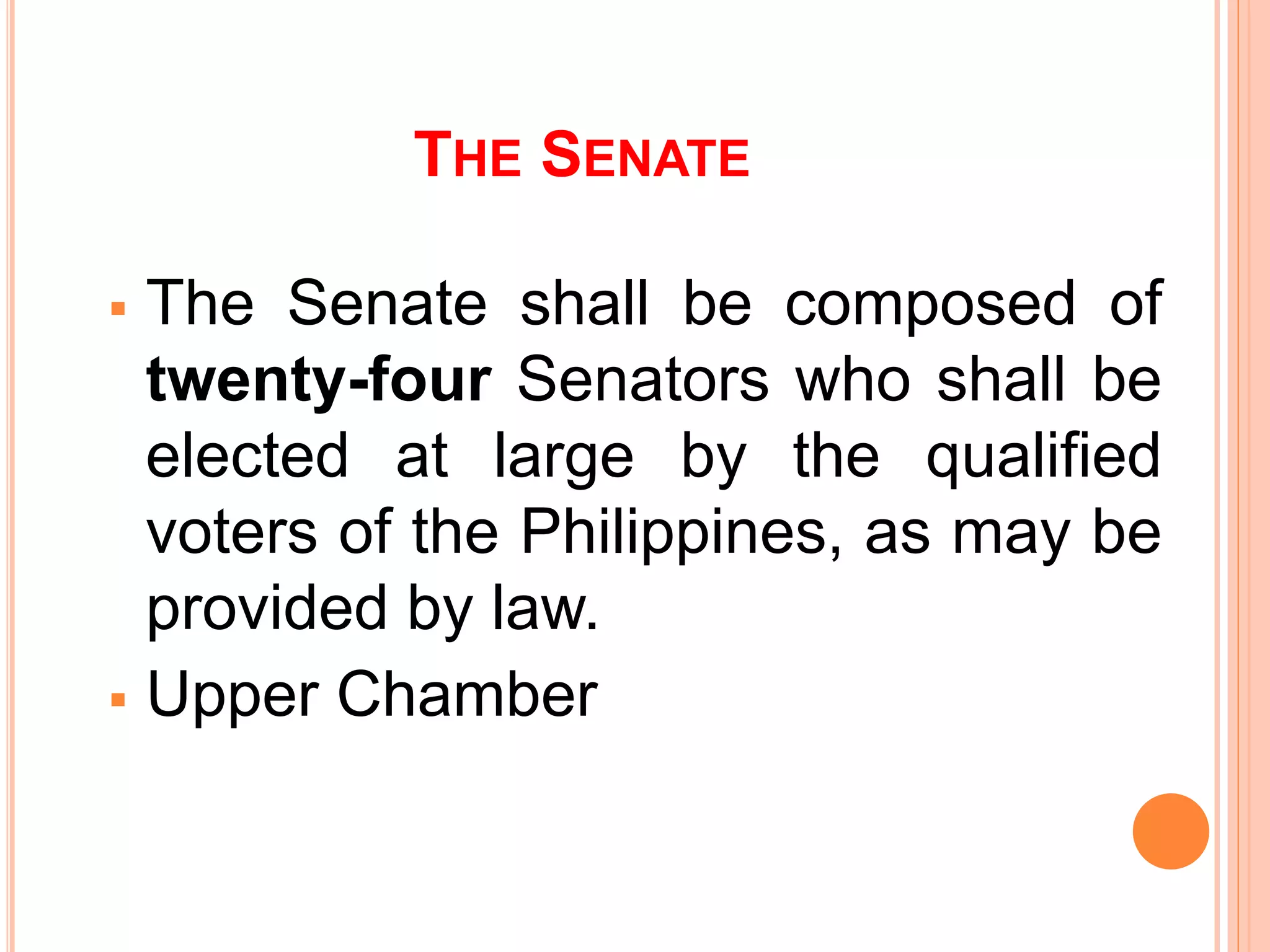 Legislative branch ph | PPT