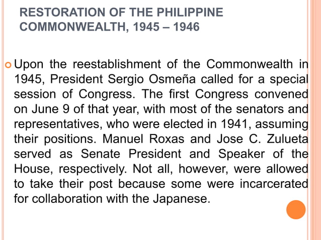 Legislative branch ph | PPT