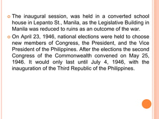 Legislative branch ph | PPT