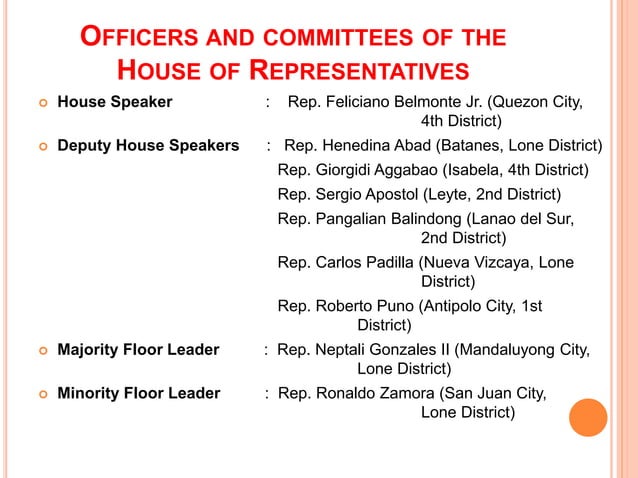 Legislative branch ph | PPT
