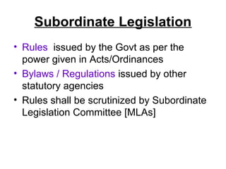 Legislative procedures | PPT