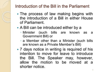Legislative process | PPTX