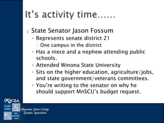 Relationship Building with Legislators | PPTX